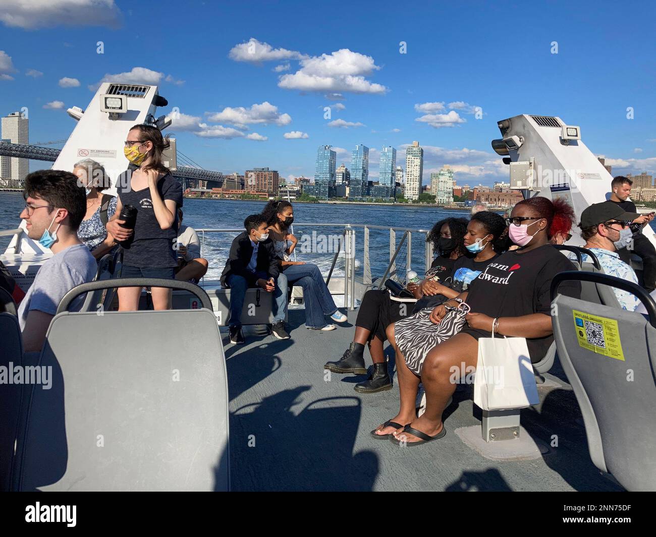 Photo by: STRF/STAR MAX/IPx 2021 6/15/21 The New York City Ferry is ...