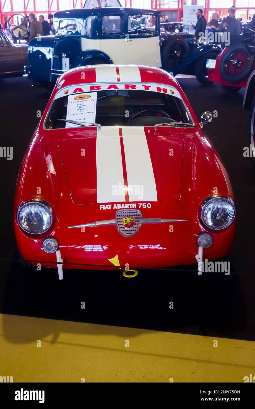 Fiat Abarth 750 at the The ClassicMadrid exhibition of classic and ...