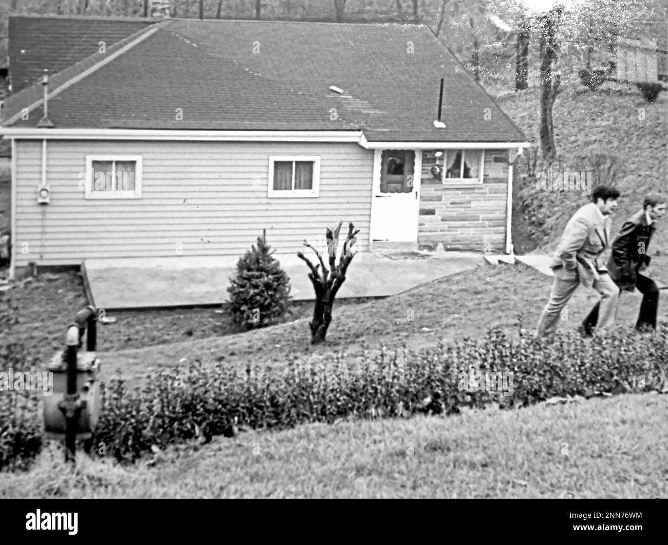 In 1978, detectives leave a house in Baden where John Shelkons was shot ...