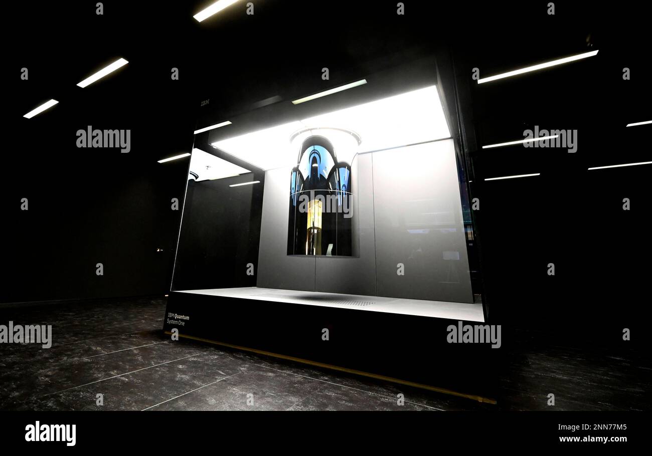 The first commercially used quantum computer is presented at the IBM ...