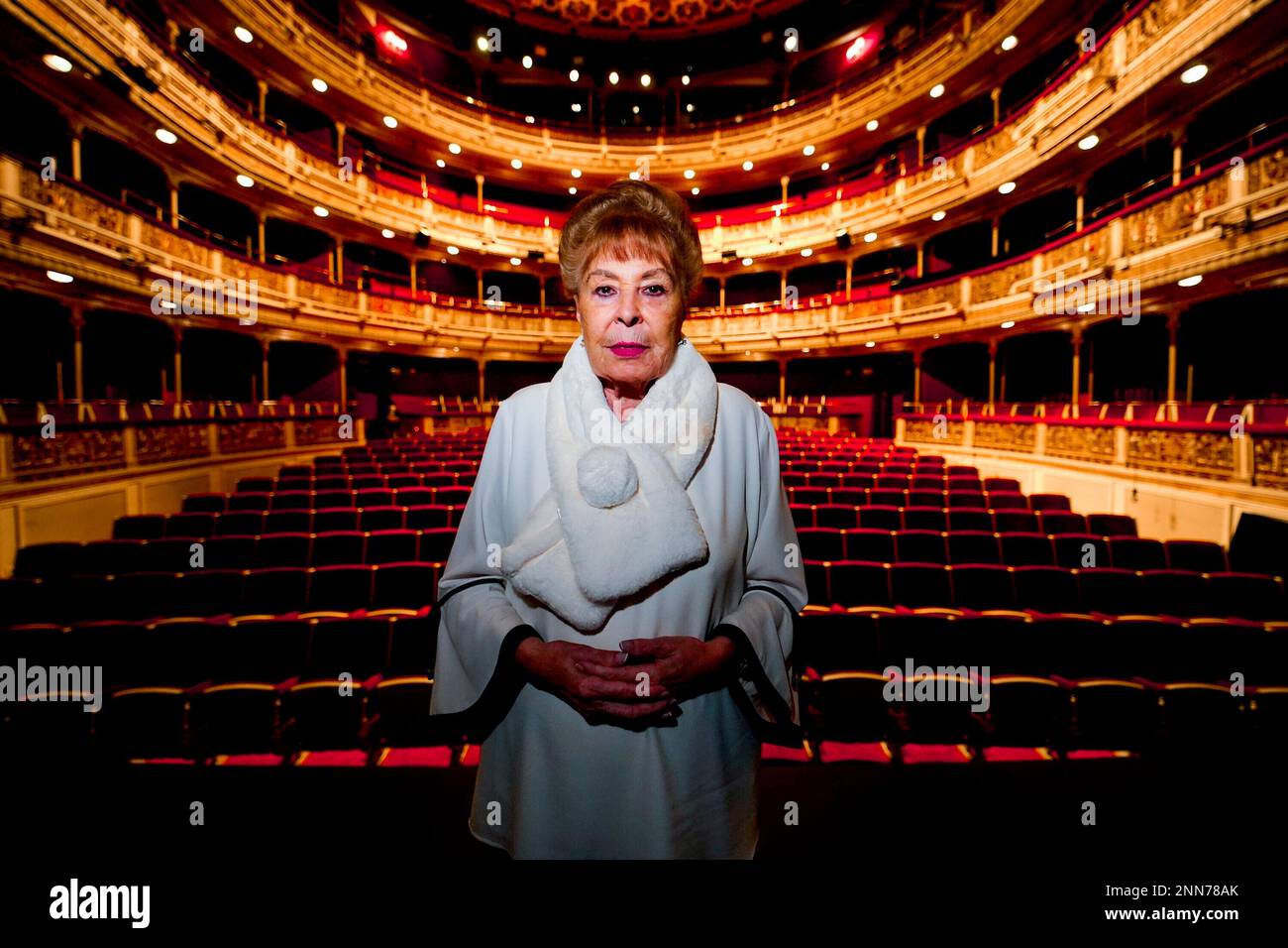 The actress Gemma Cuervo during an interview for Europa Press at the ...