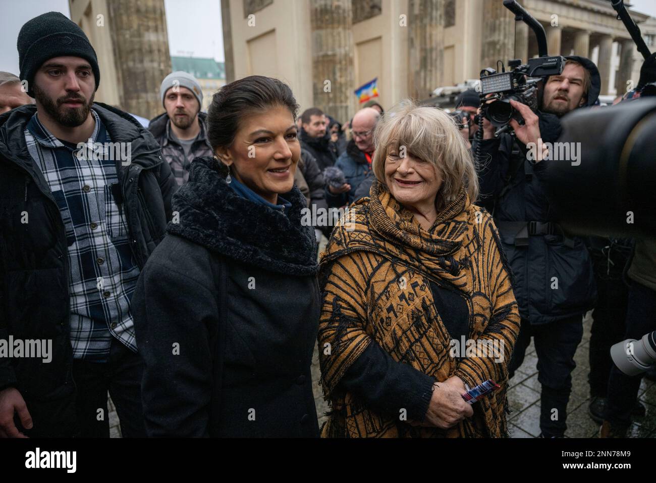 Sahra wagenknecht rally hi-res stock photography and images - Alamy