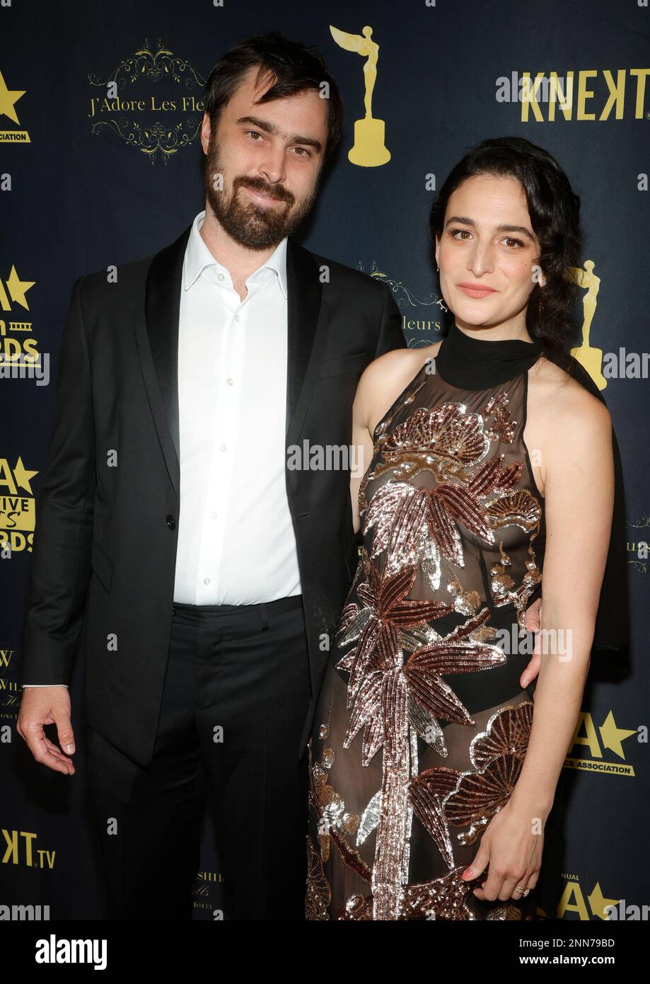 Beverly Hills, Ca. 24th Feb, 2023. Ben Shattuck, Jenny Slate at ...
