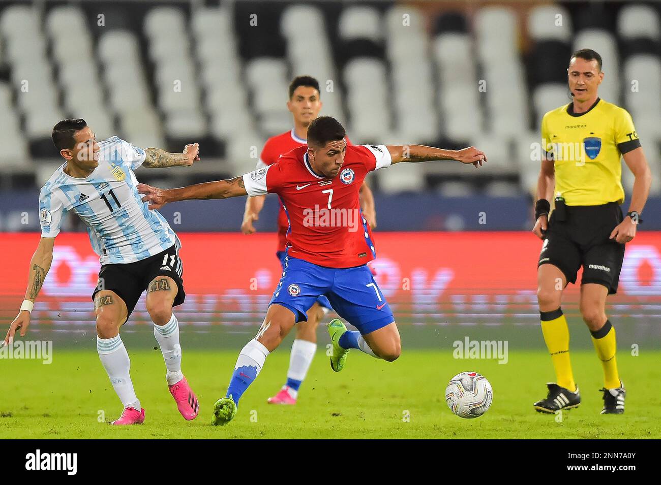 RJ - Rio de Janeiro - 06/14/2021 - CUP AMERICA 2021, ARGENTINA X CHILE ...