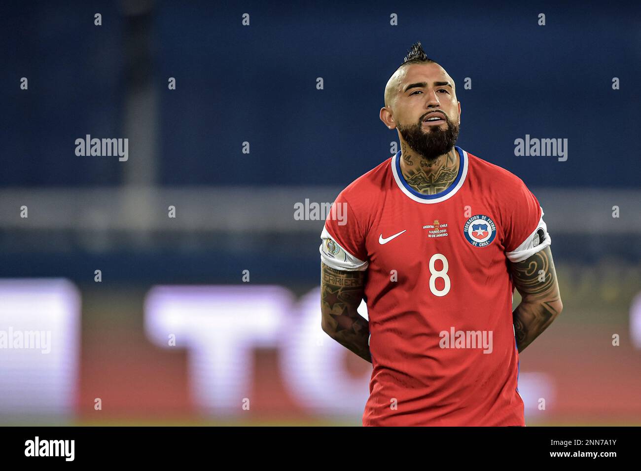 RJ - Rio de Janeiro - 06/14/2021 - COPA AMERICA 2021, ARGENTINA X CHILE - Vidal player from ...
