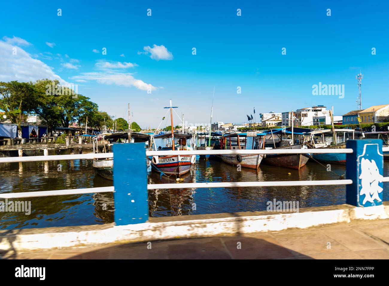 Valenca, Bahia, Brazil - September 09, 2022: Fishing and sightseeing ...