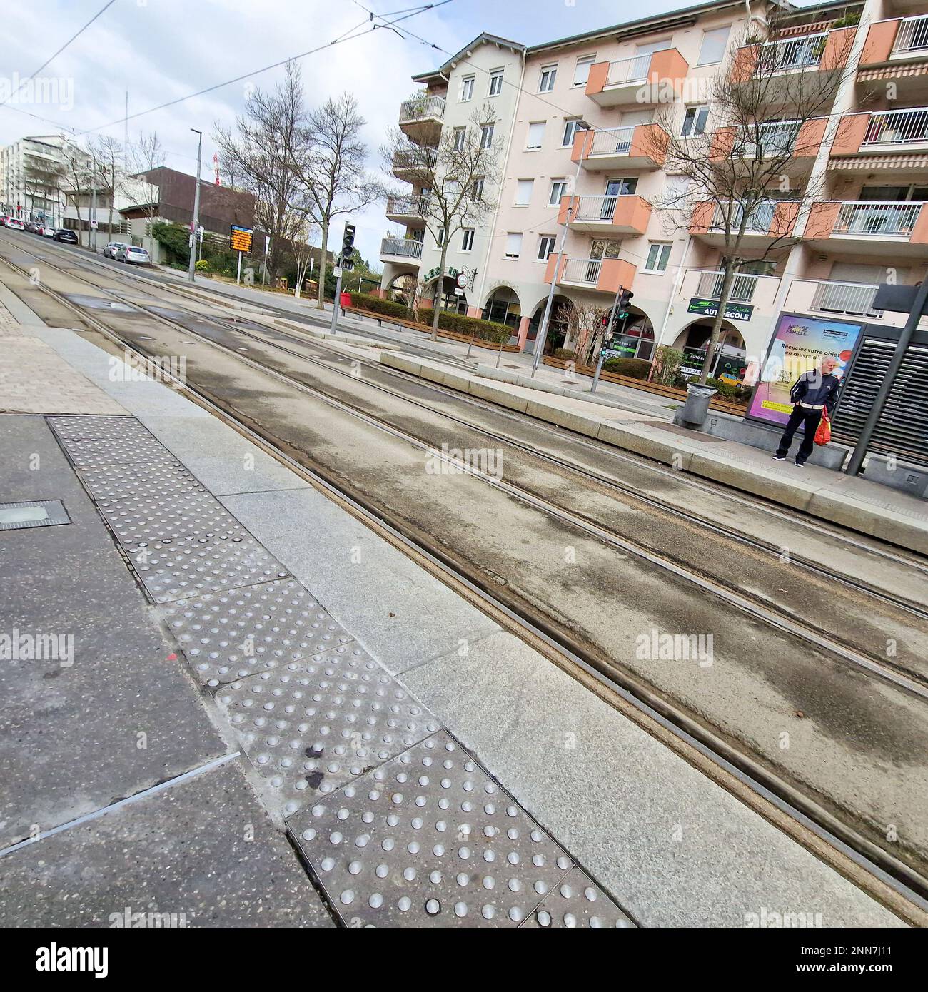 Tramway, Bron, France Stock Photo - Alamy