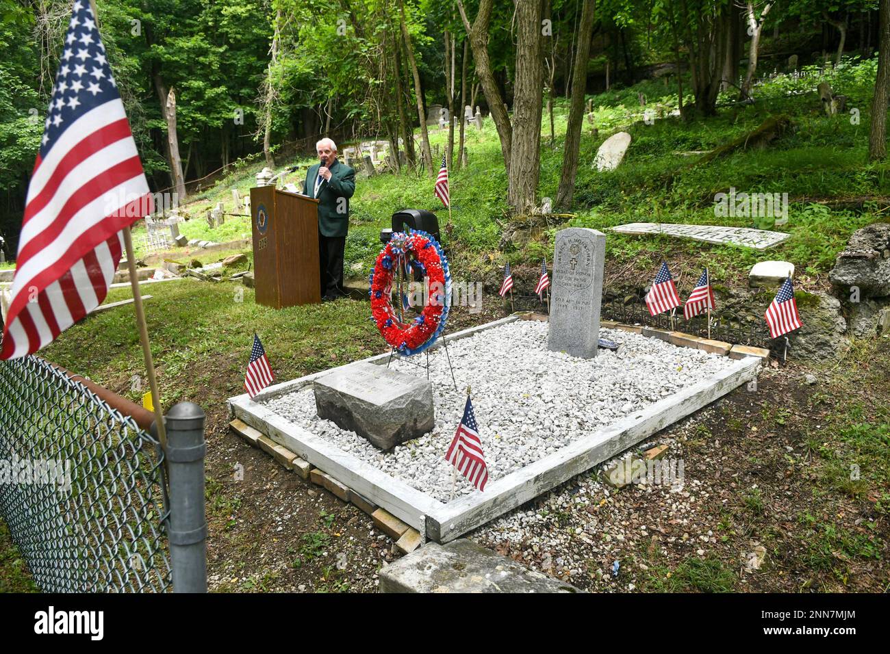 Joseph Wayne, president of the Ancient Order of Hibernians, Jack Kehoe Division I, of ...
