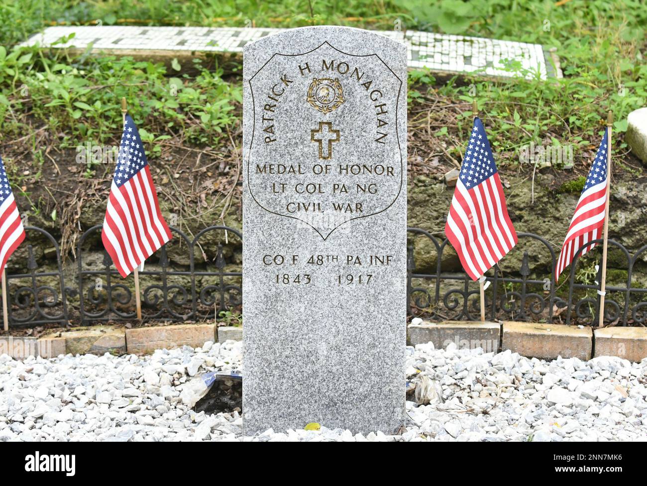 The monument unveiled for Civil War Medal of Honor recipient Patrick ...