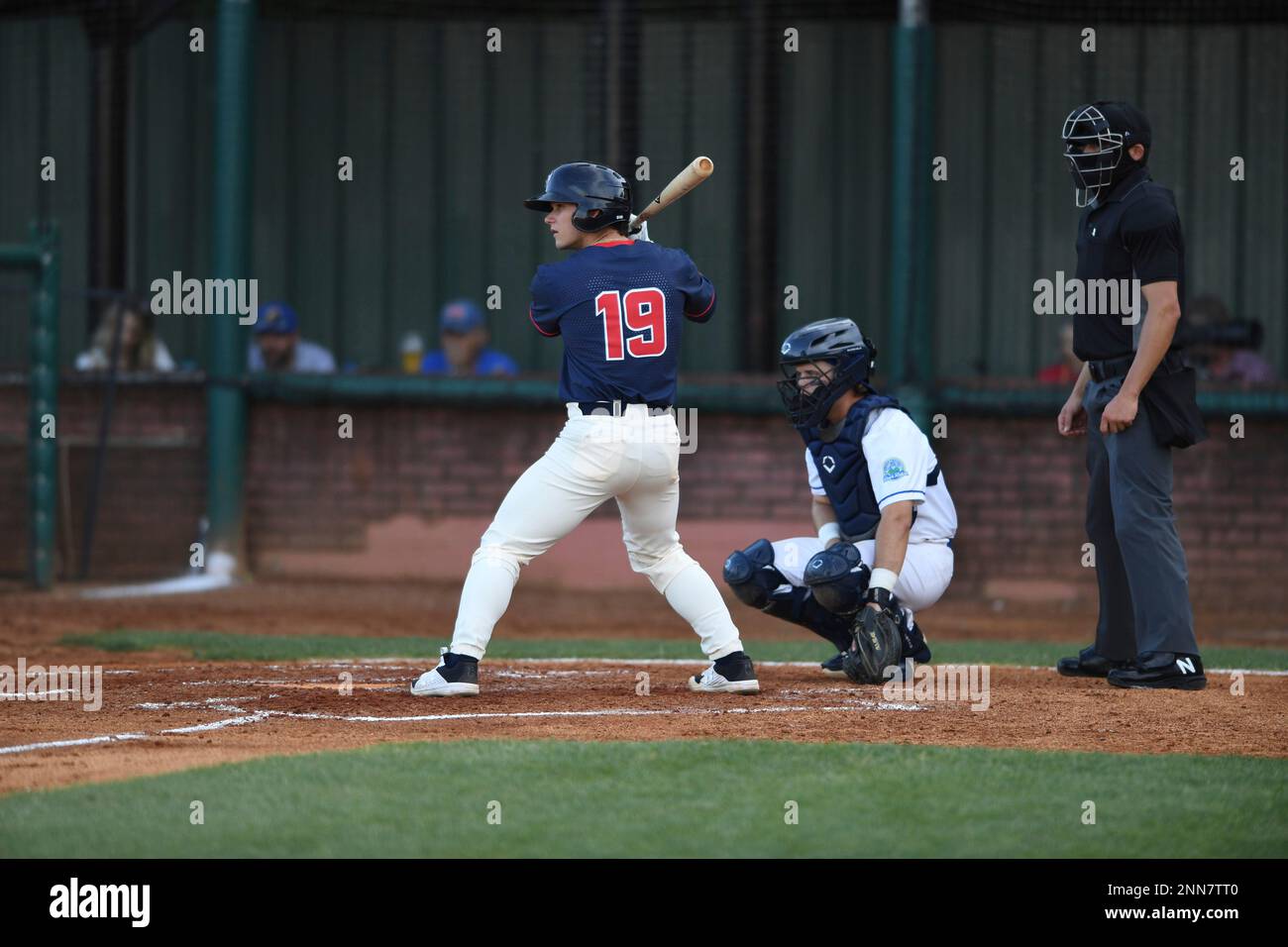 Trevor Austin (19) (Missouri) of the Greeneville Flyboys during a game ...
