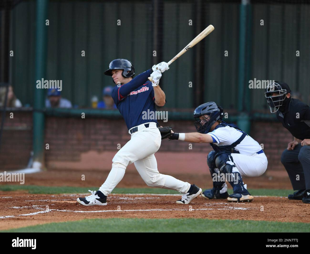 Trevor Austin (19) (Missouri) of the Greeneville Flyboys during a game ...