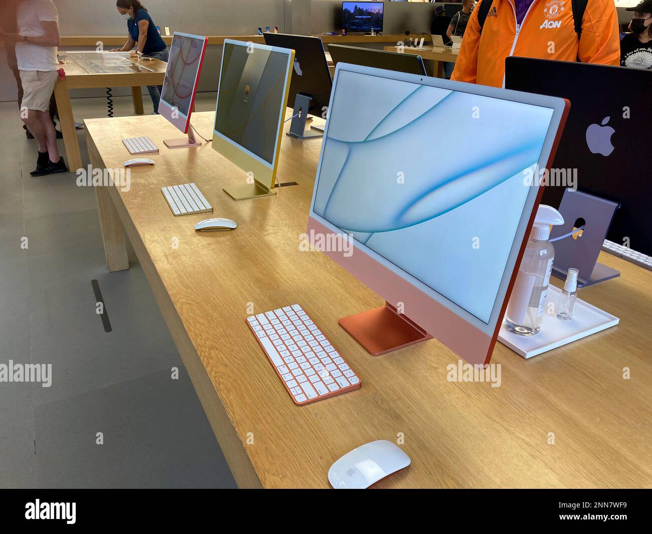 Photo by: STRF/STAR MAX/IPx 2021 6/11/21 The new 24 inch Apple iMac ...