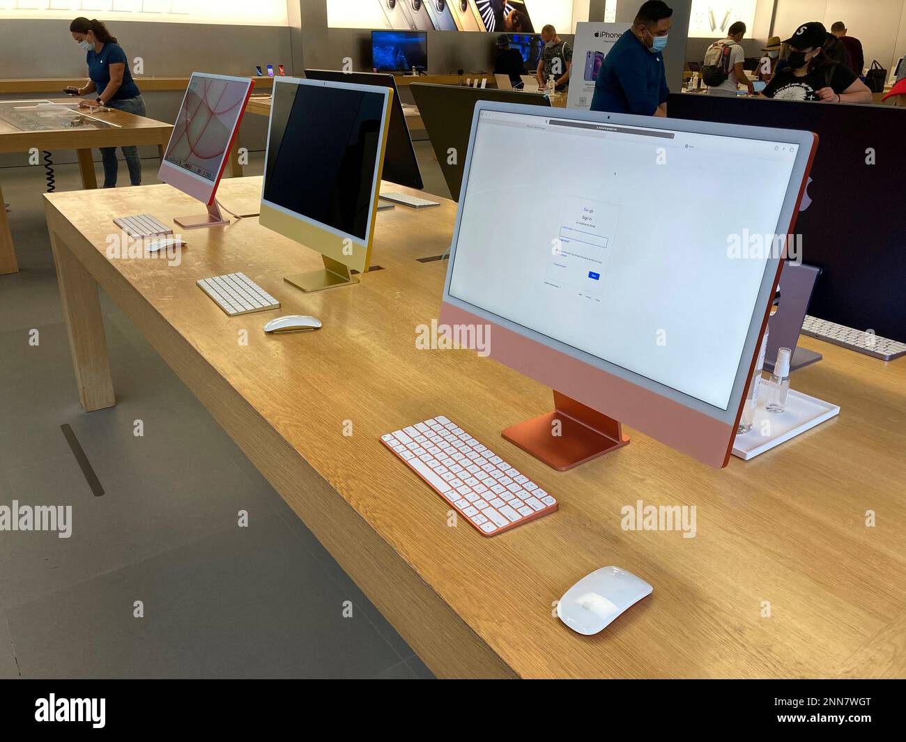 Photo by: STRF/STAR MAX/IPx 2021 6/11/21 The new 24 inch Apple iMac ...