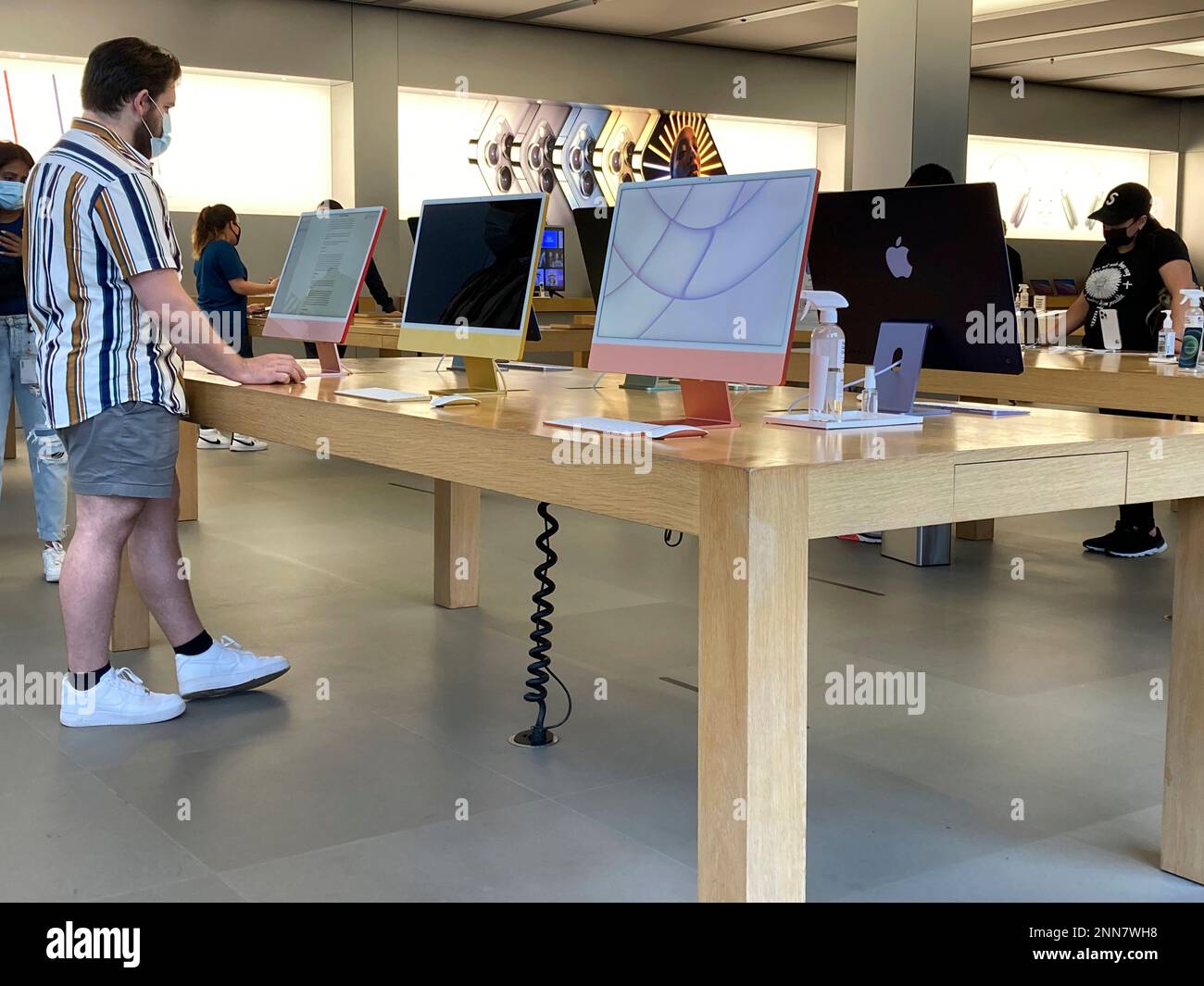 Photo by: STRF/STAR MAX/IPx 2021 6/11/21 The new 24 inch Apple iMac ...