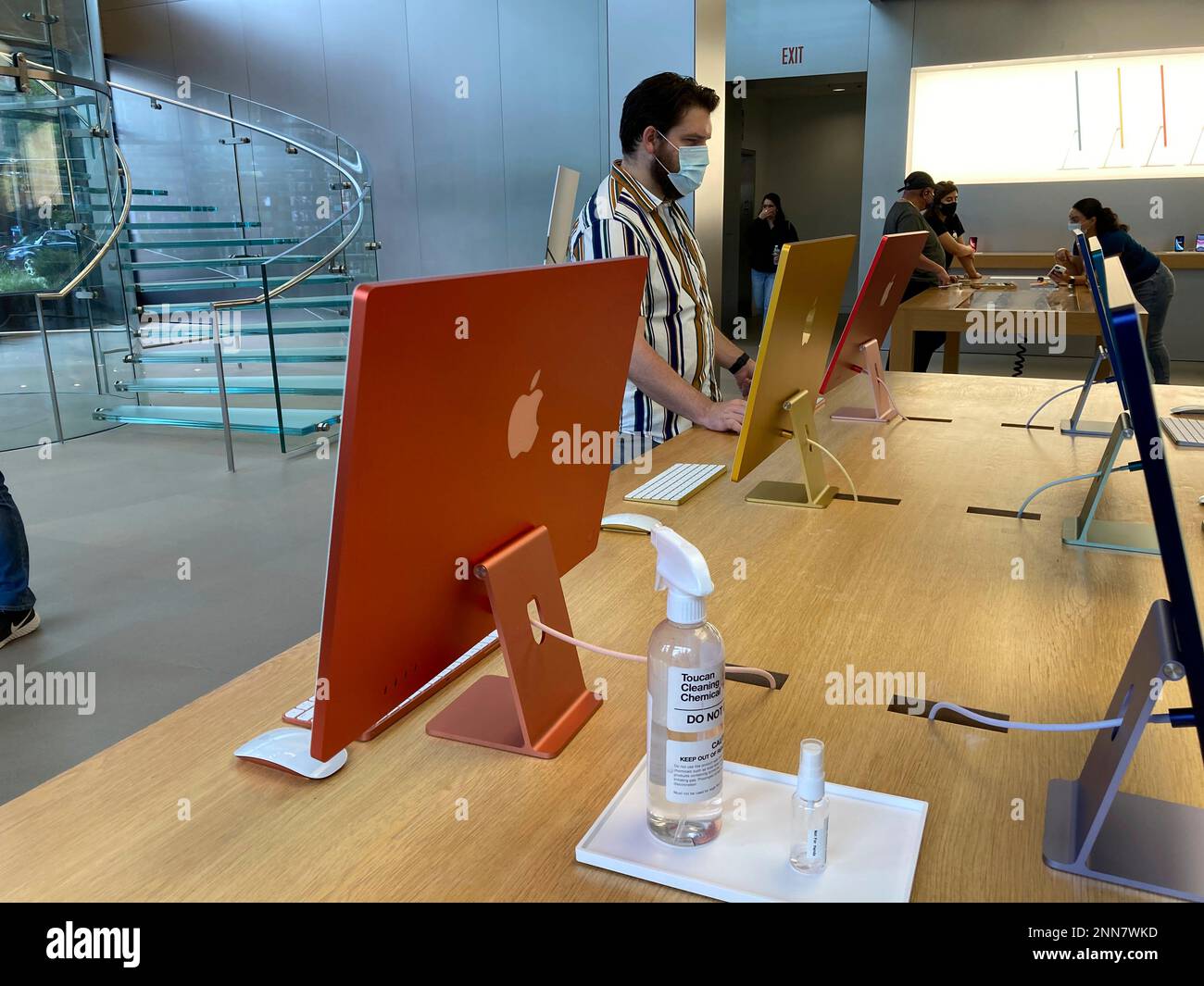 Photo by: STRF/STAR MAX/IPx 2021 6/11/21 The new 24 inch Apple iMac ...