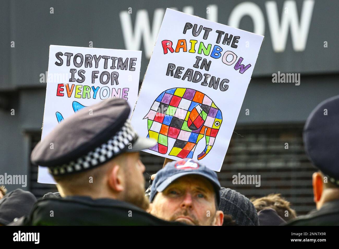 London, UK, 25th Feb 2023. More than 500 activists from 'Stand Up to ...