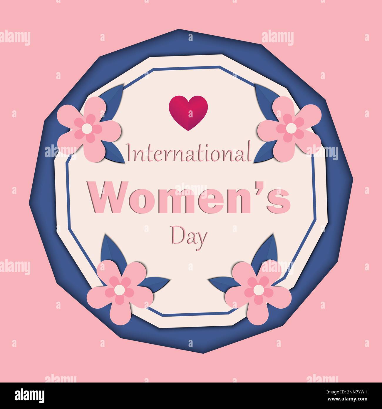 International women's day invitation card design Stock Vector Image ...