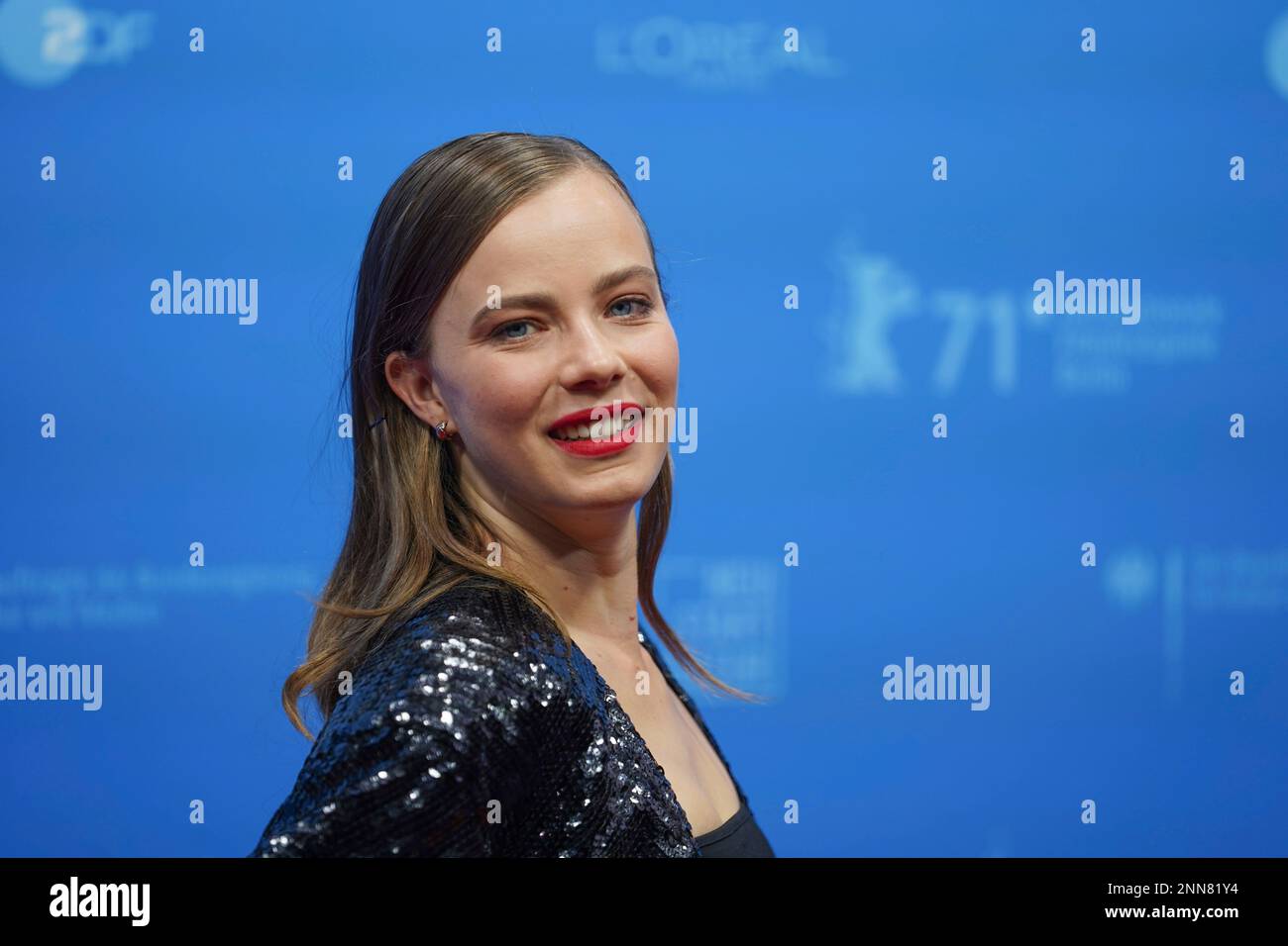 Actress Saskia Rosendahl arrives at the open-air cinema on Museum ...