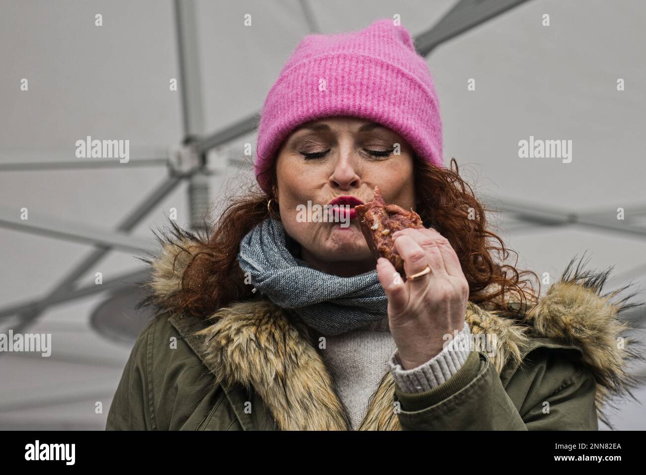 Brno, Czech Republic. 25th Feb, 2023. Czech actress Marketa Hrubesova ...