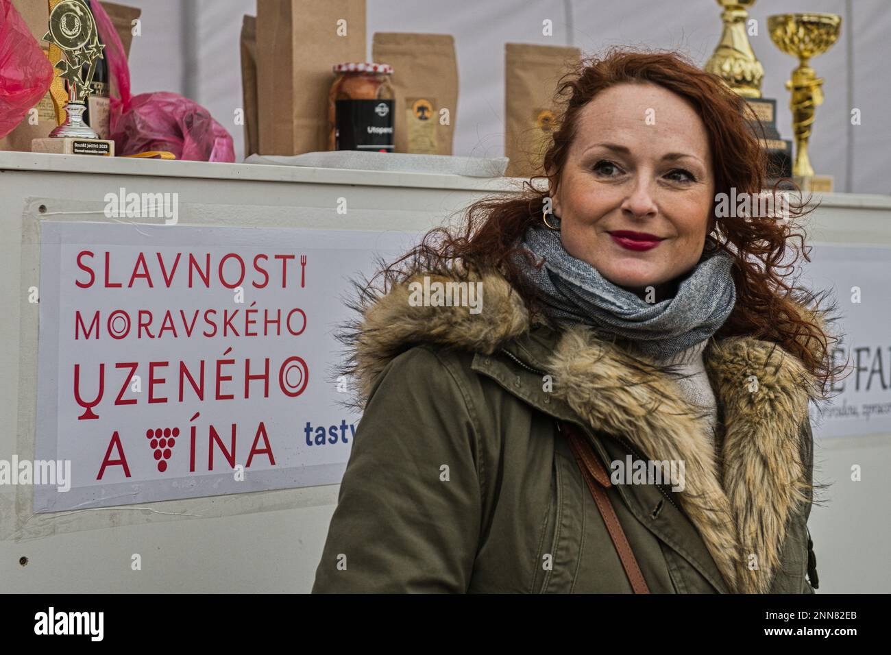 Brno, Czech Republic. 25th Feb, 2023. Czech actress Marketa Hrubesova ...