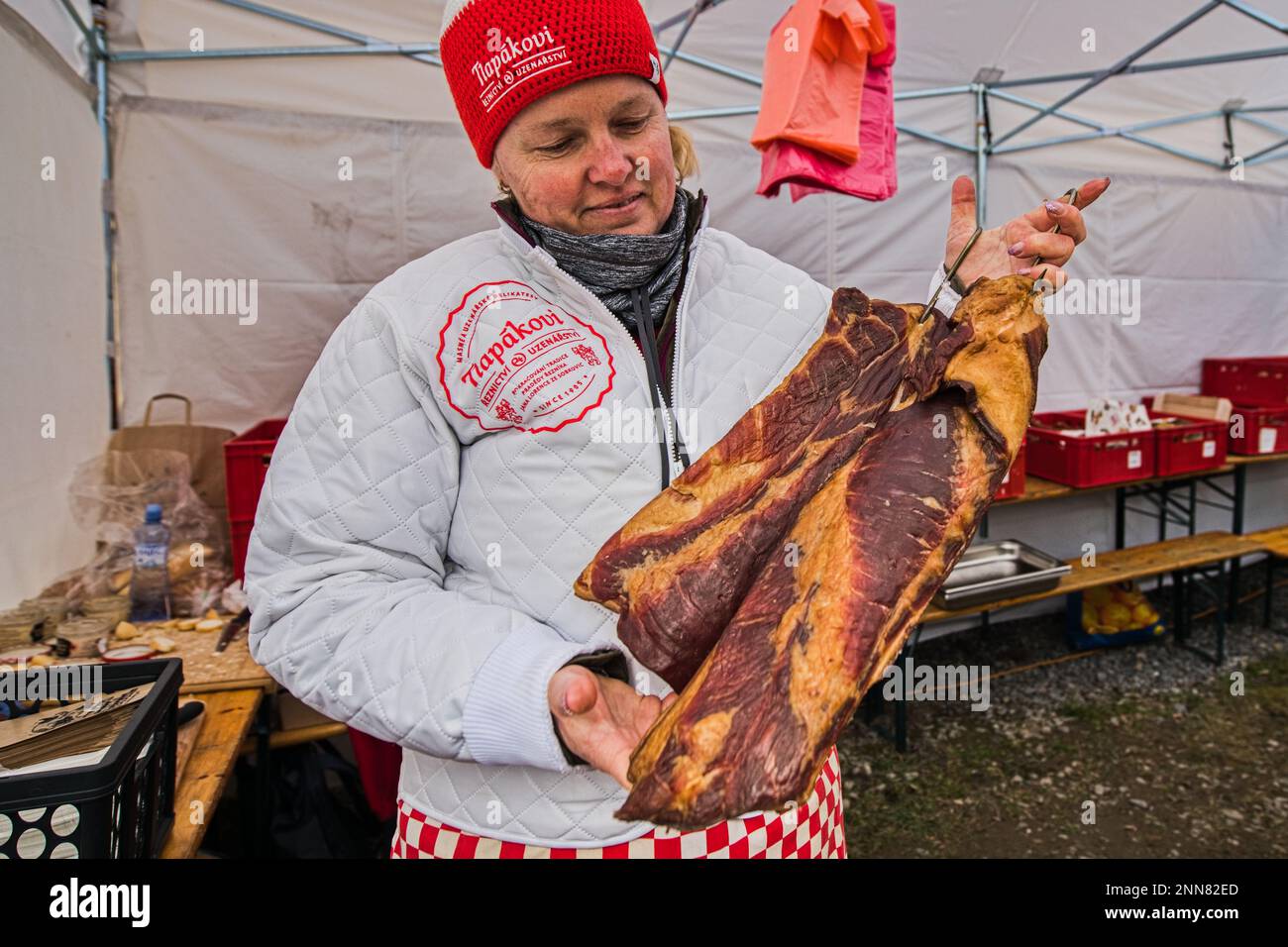 Brno, Czech Republic. 25th Feb, 2023. 9th Festival of Moravian smoked ...
