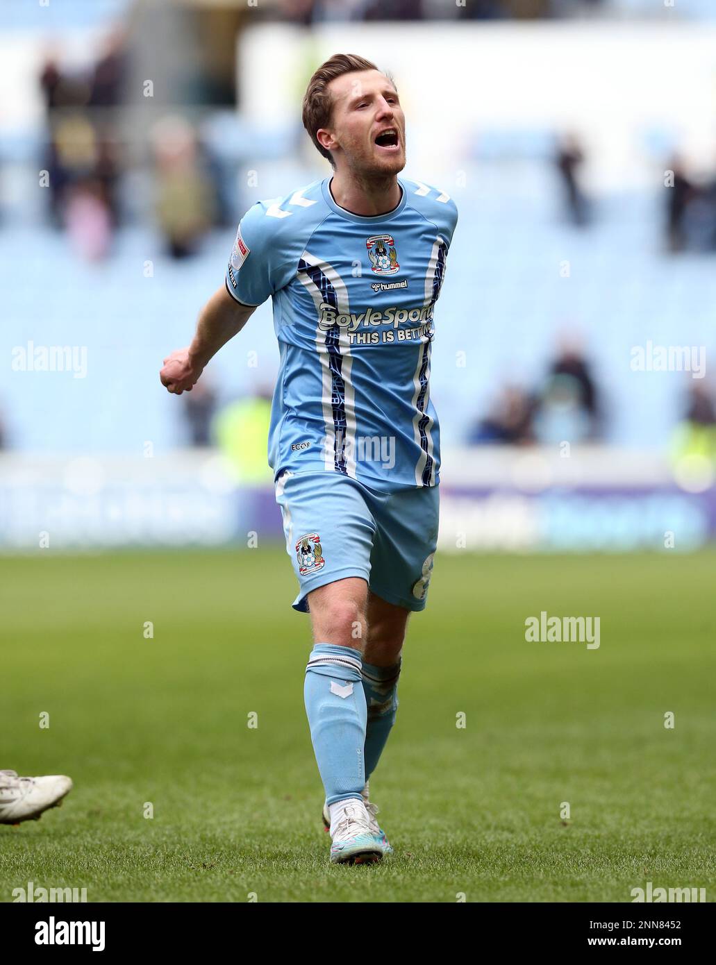 Coventry City's Jamie Allen celebrates after the Sky Bet Championship ...