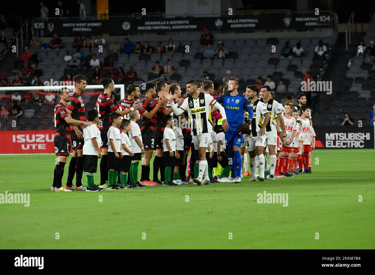 25th February 2023; CommBank Stadium, Sydney, NSW, Australia: A-League ...