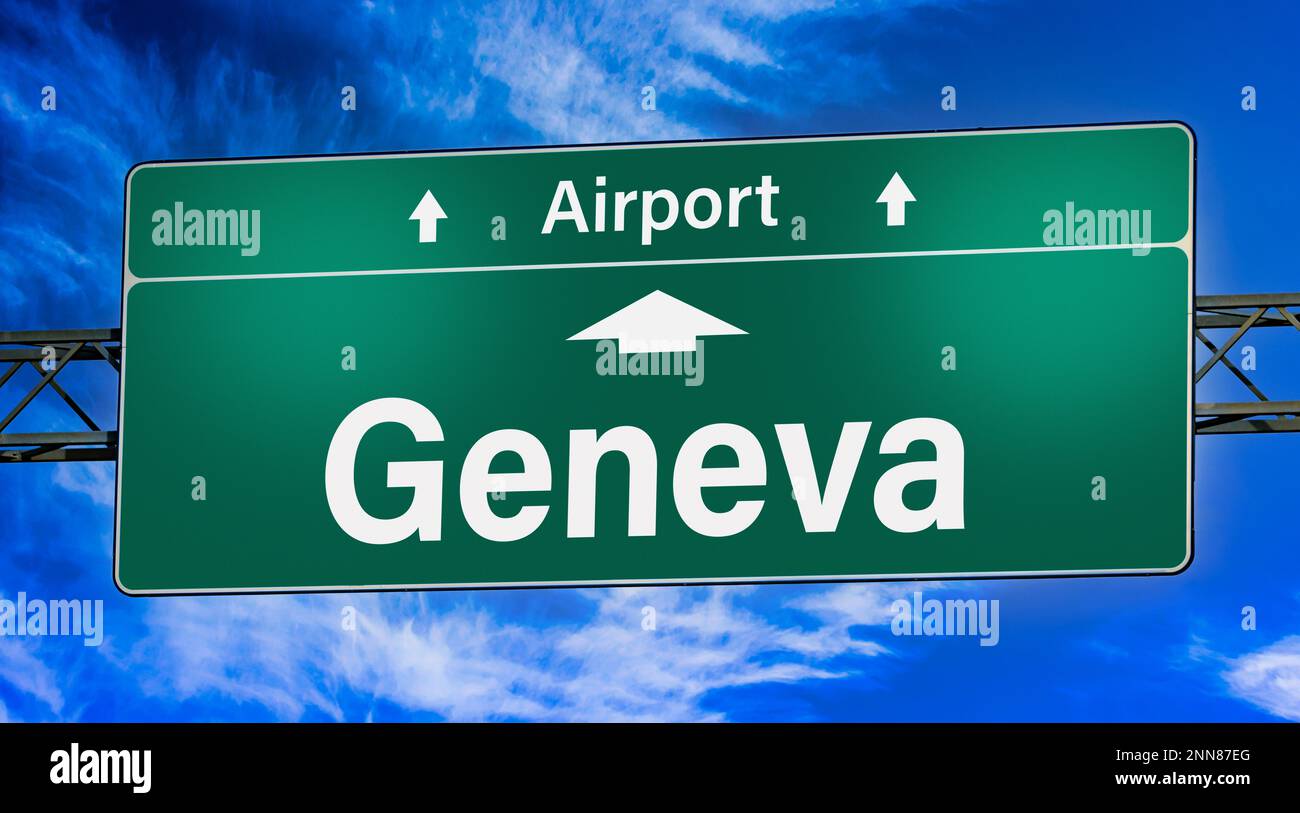 Geneva traffic sign hi-res stock photography and images - Alamy