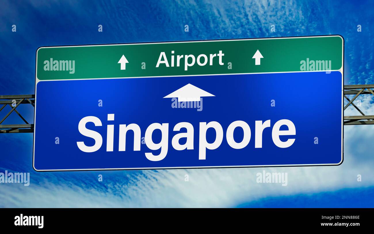 Singapore traffic sign hi-res stock photography and images - Alamy