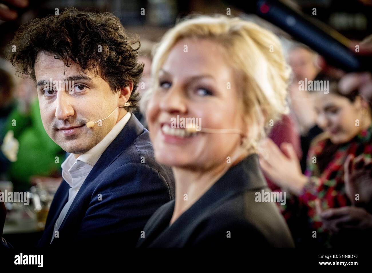 MIDDELBURG - Party chairmen Attje Kuiken (PvdA) and Jesse Klaver ...
