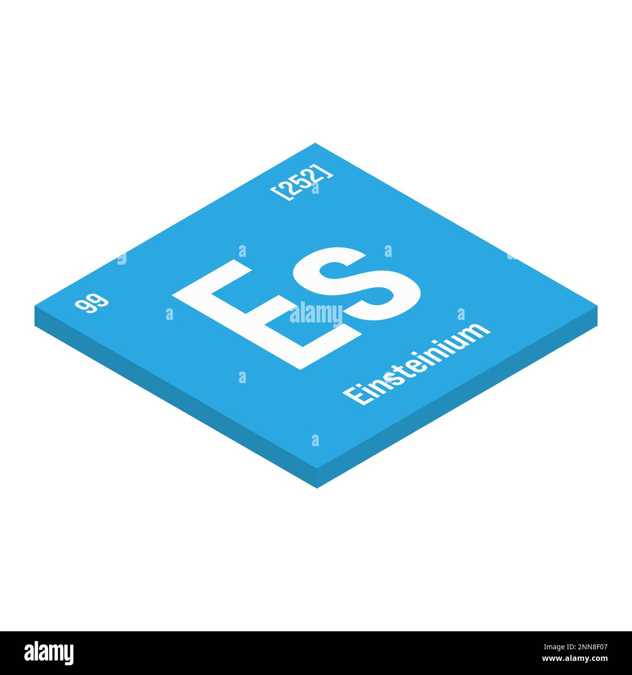Dubnium, Db, periodic table element with name, symbol, atomic number ...
