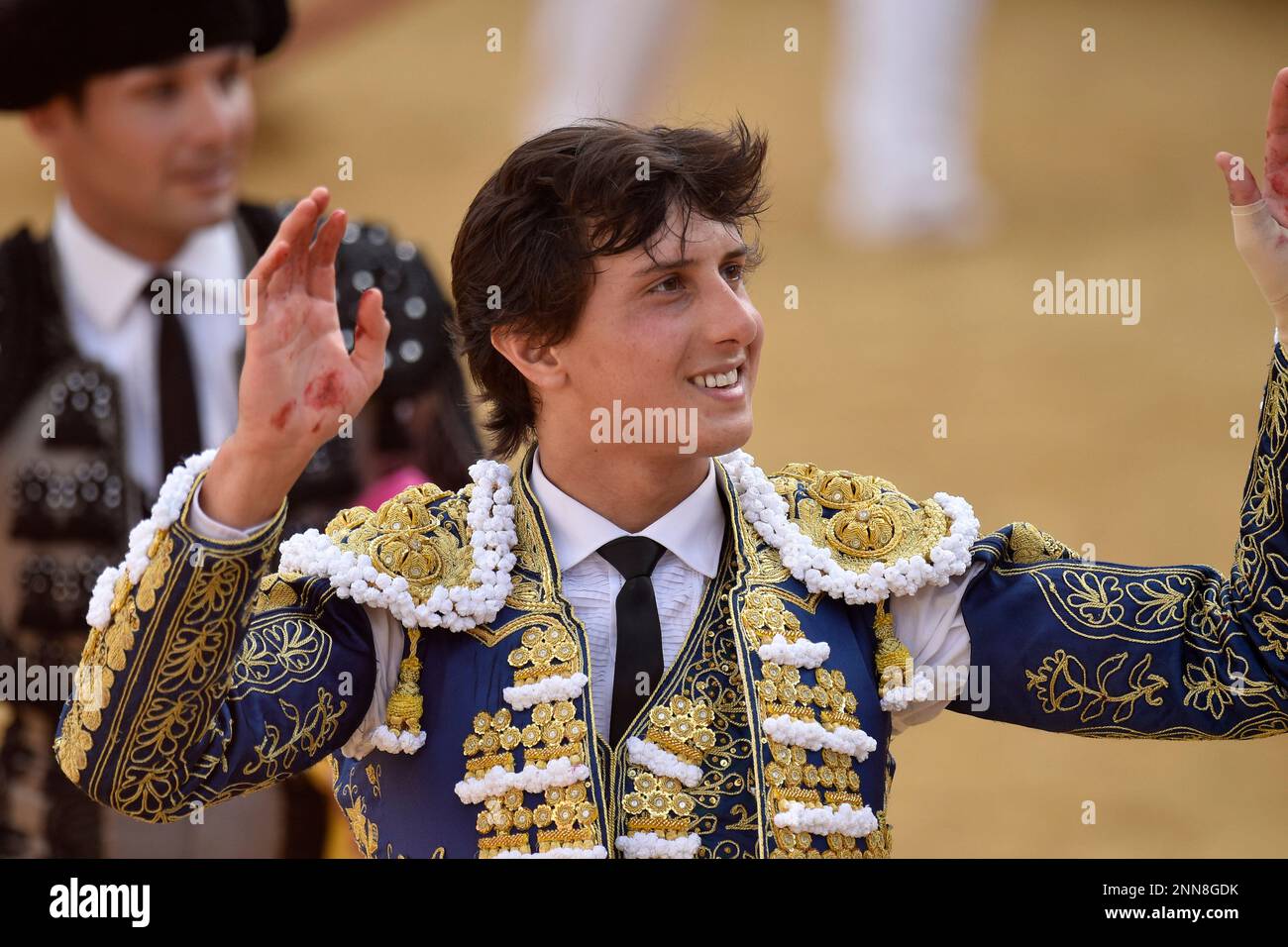 Andrés Roca Rey during his bullfight in the bullring on June 6, 2021 ...