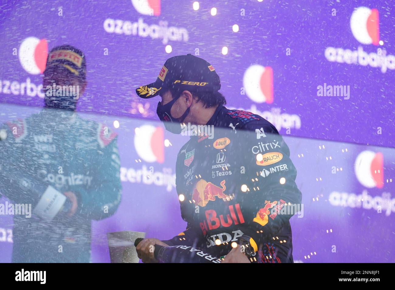 June 6, 2021, Baku, Azerbaijan: SERGIO PEREZ of Mexico and Red Bull ...