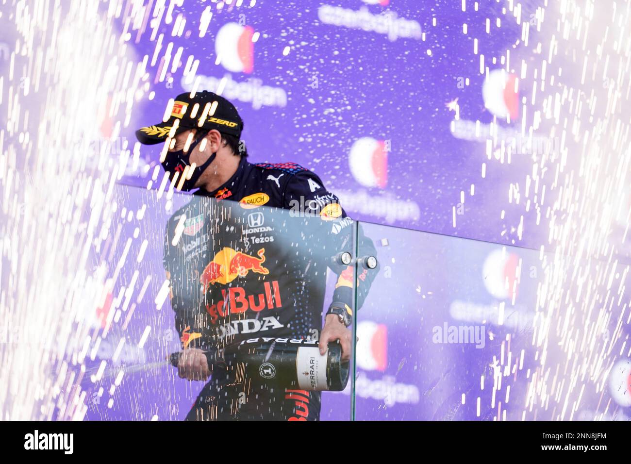 June 6, 2021, Baku, Azerbaijan: SERGIO PEREZ of Mexico and Red Bull ...