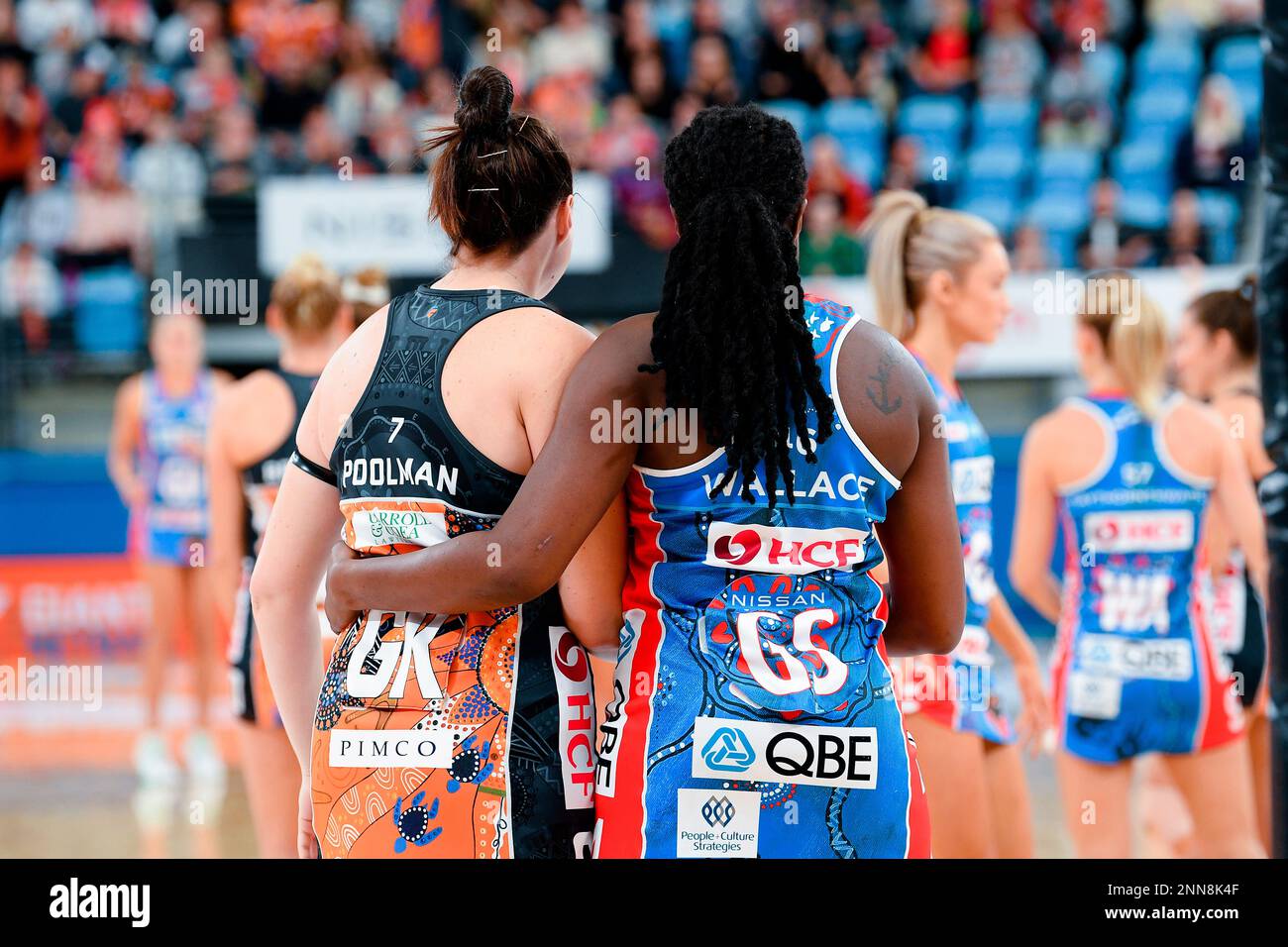 SYDNEY, AUSTRALIA - JUNE 06: Sam Wallace of the NSW Swifts and Sam ...