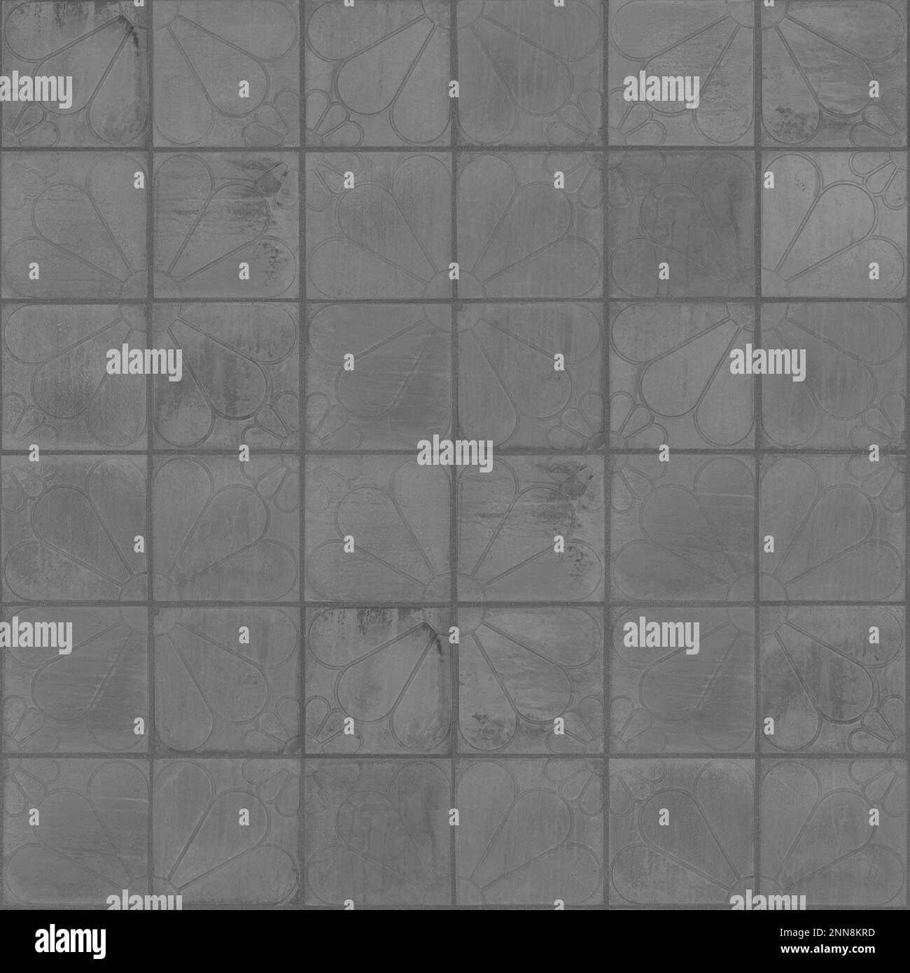 Bump map Floors concrete tiles texture, Gloss mapping Floors concrete tiles Stock Photo - Alamy