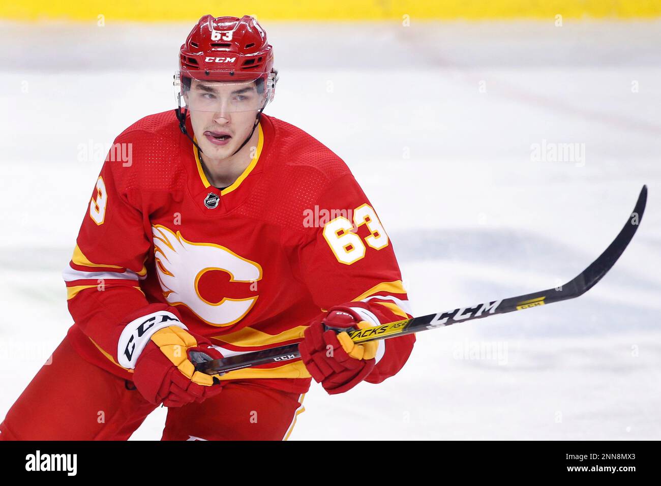 NHL profile photo on Calgary Flames player Adam Ruzicka, from Latvia ...