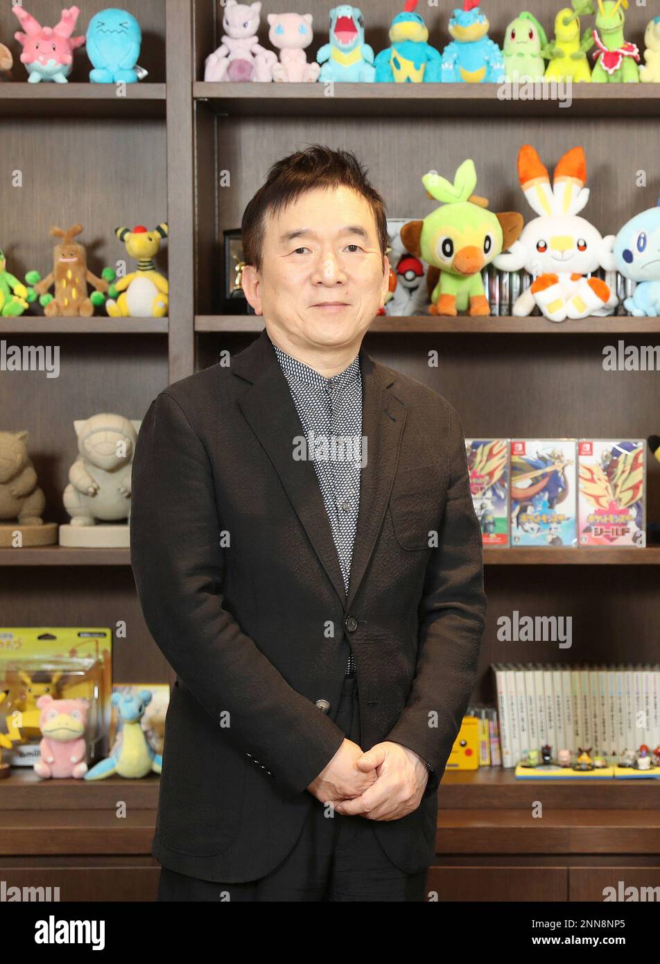 The Pokémon Company President Tsunekazu Ishihara poses for photo in ...