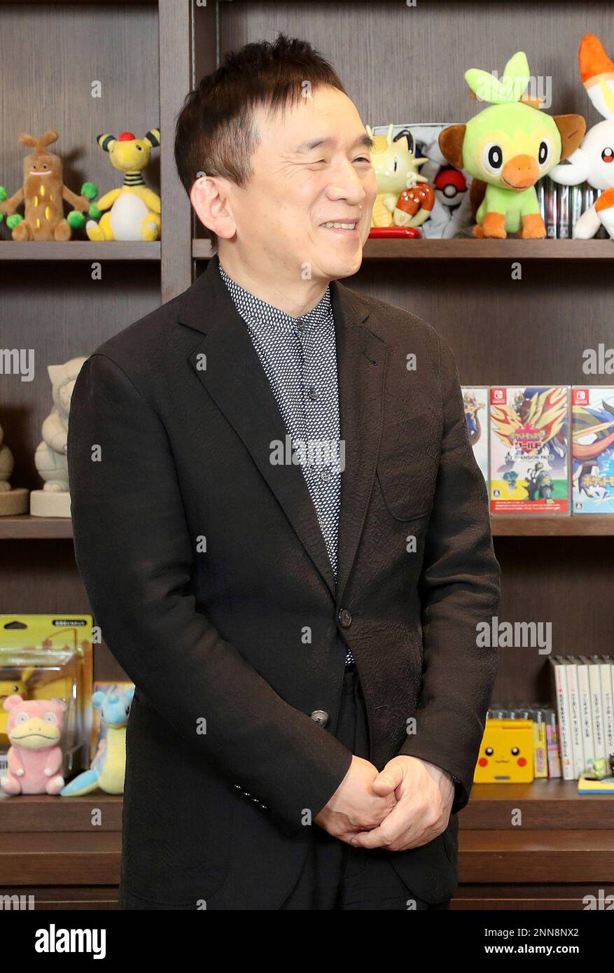 The Pokémon Company President Tsunekazu Ishihara poses for photo in ...