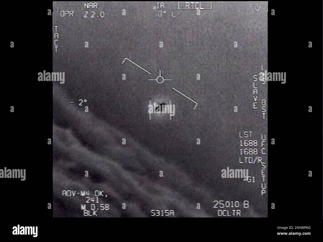 The image from video provided by the Department of Defense labelled ...