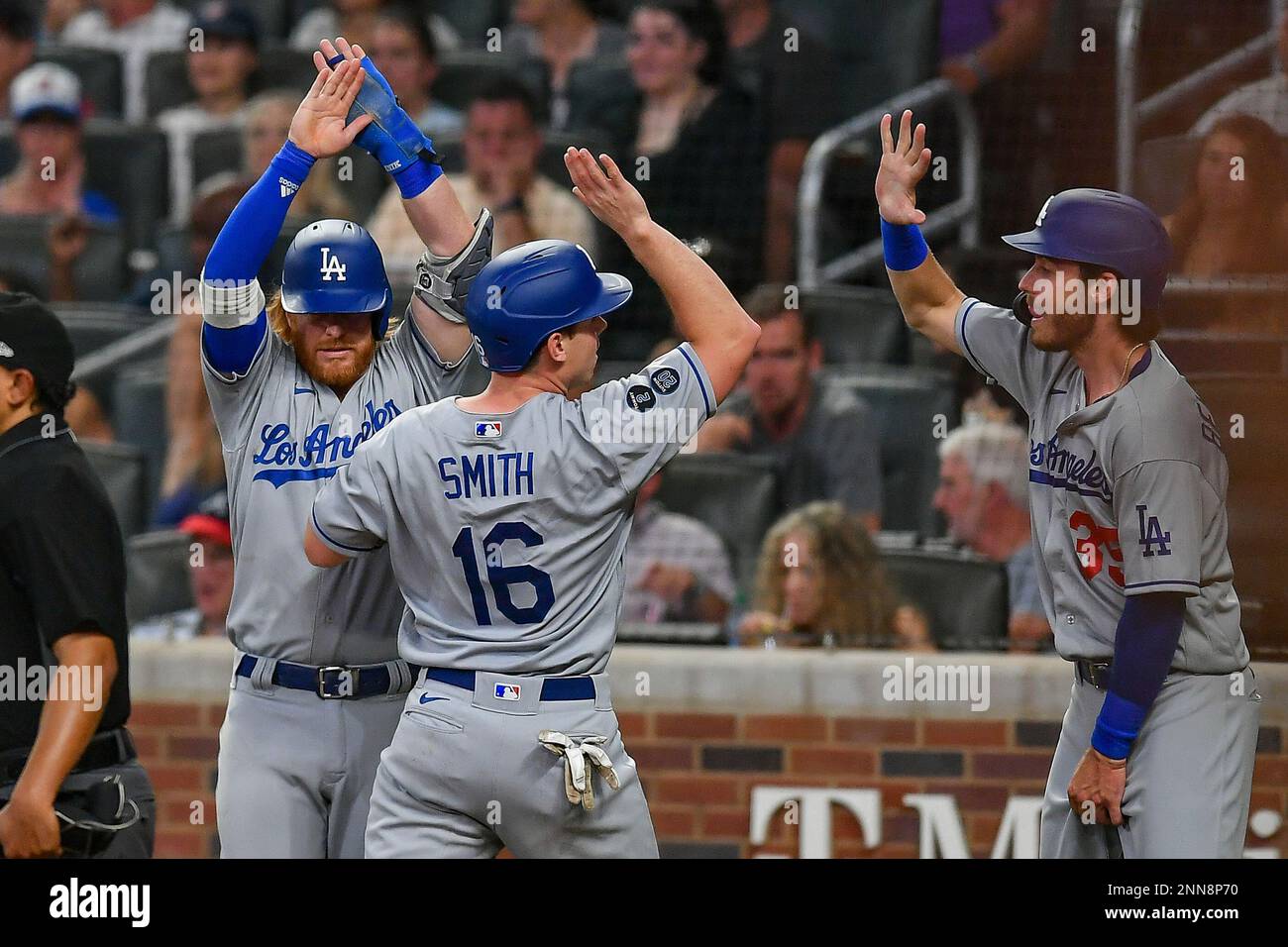ATLANTA, GA – JUNE 04: Los Angeles third baseman Justin Turner (10 ...