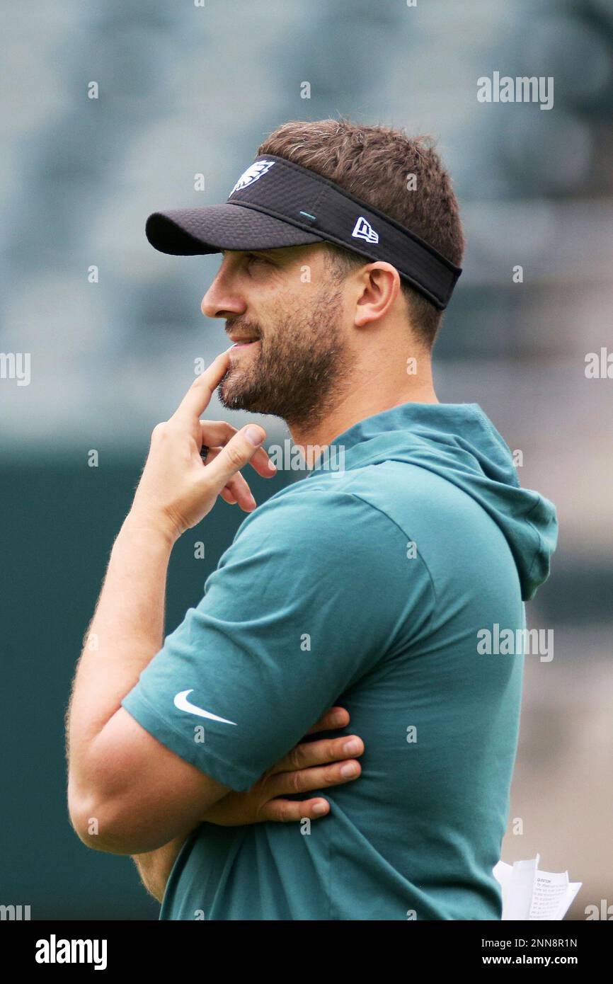 Philadelphia Eagles head coach Nick Sirianni watches during NFL ...