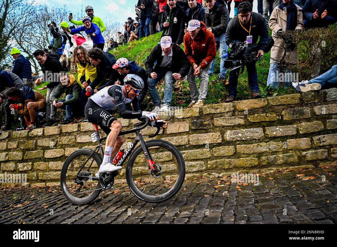 Belgian Tim Wellens of UAE Team Emirates on the Kapelmuur during the ...