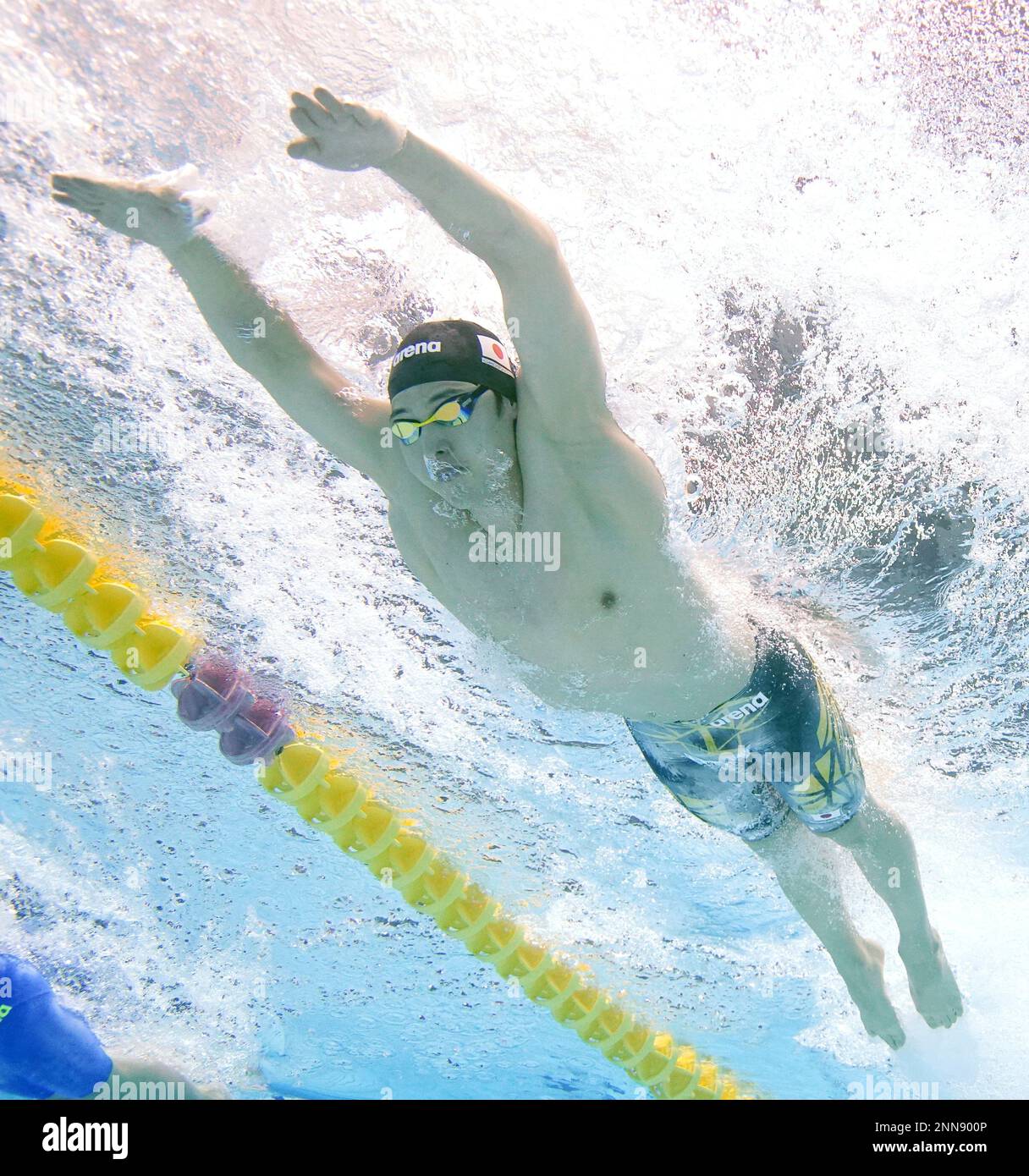 Japanese swimmer Daiya Seto competes during 400-meter- individual ...