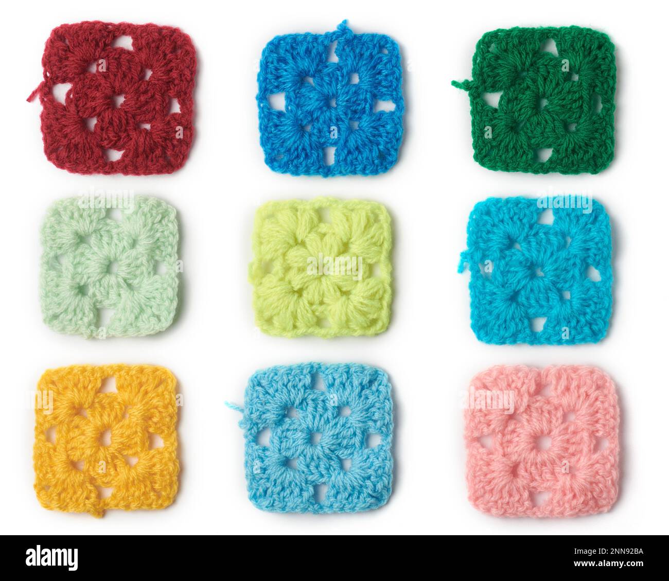 Square crochet square Cut Out Stock Images & Pictures - Alamy