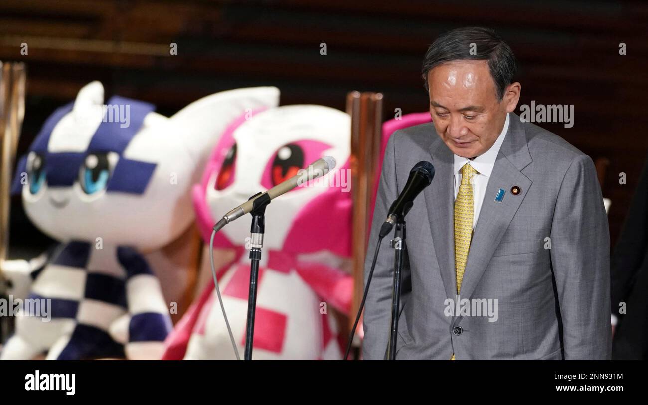 Japan's Prime Minister Yoshihide Suga speaks about Tokyo Olympics and ...