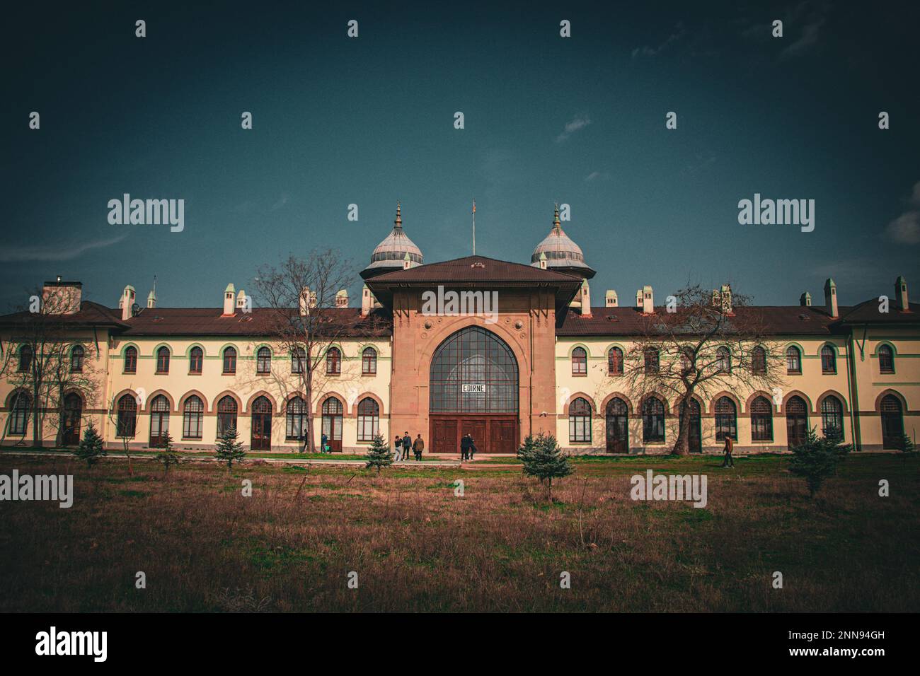 Edirne, Turkey, February 2023: Historic Edirne Train Station and ...
