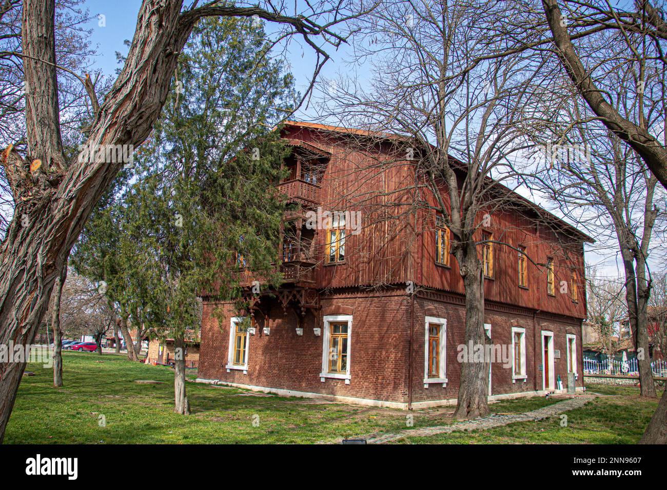 Edirne, Turkey, February 2023: Historic Edirne Train Station and various museums Stock Photo - Alamy