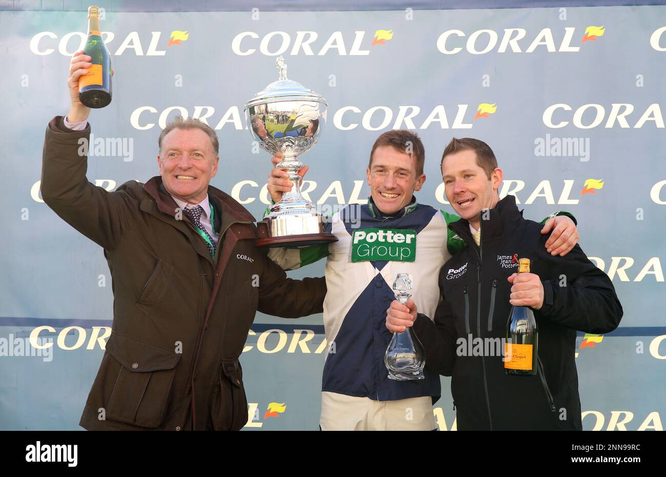 Sam Twiston-Davies after winning the Coral Trophy Handicap Chase on Our ...