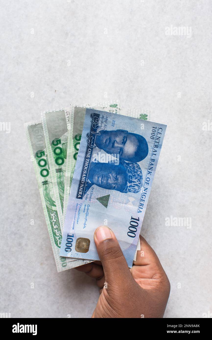 New naira notes hi-res stock photography and images - Alamy